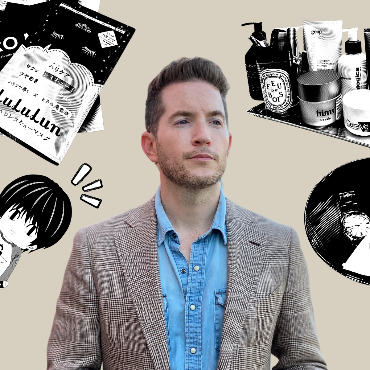 Cory Ohlendorf of Valet magazine and his skincare routine