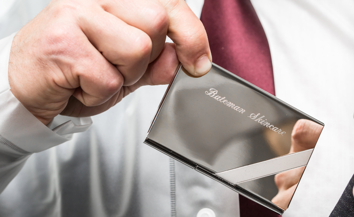 There's a skincare brand named after American Psycho's Patrick Bateman