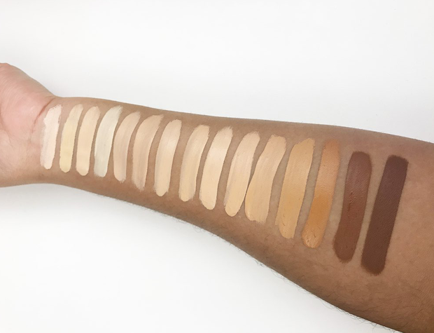 The foundation shade range inclusivity problem